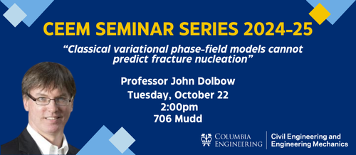 CEEM Seminar Series | John Dolbow | Duke University | Classical ...